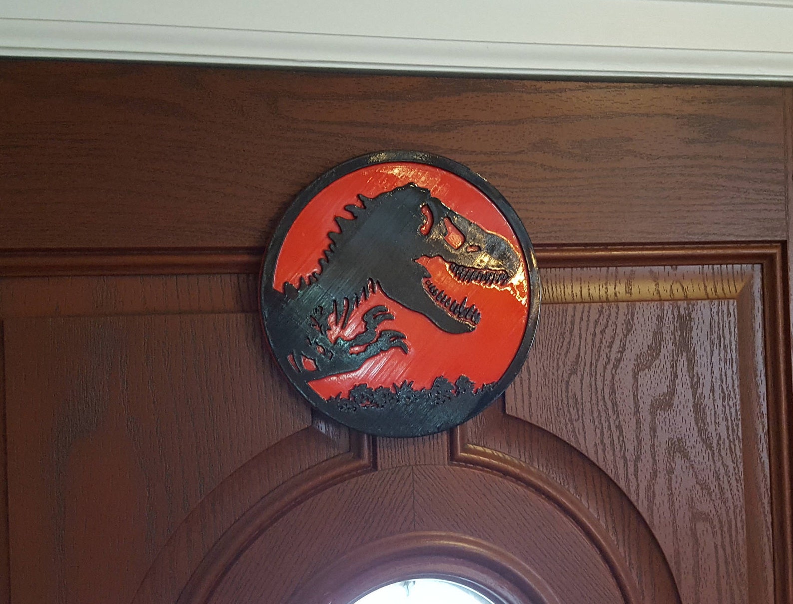 Jurassic Park Inspired Tyrannosaurus Rex Dinosaur Sign / - Etsy