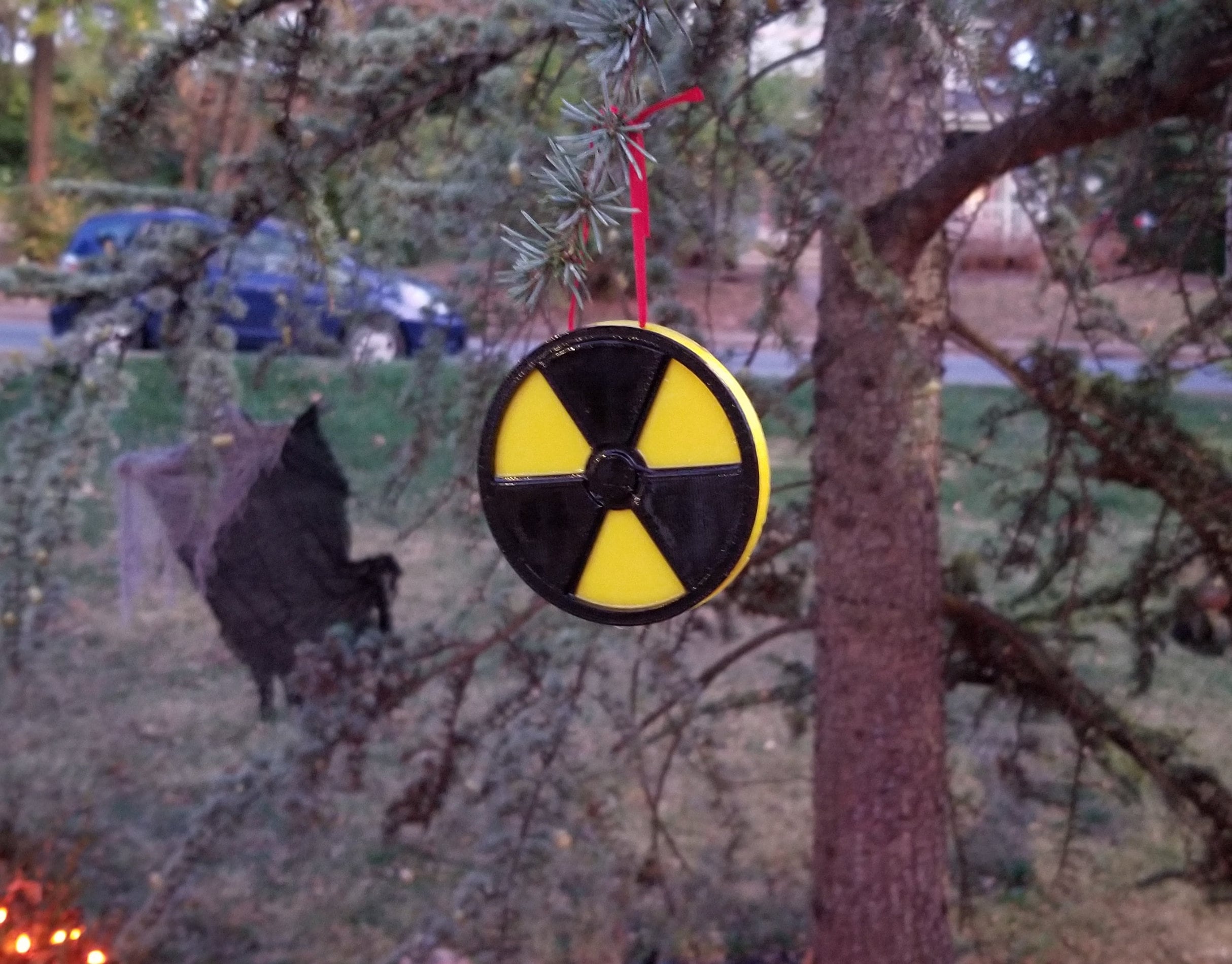 Nuclear Radioactive Symbol Inspired Christmas Ornament | Etsy