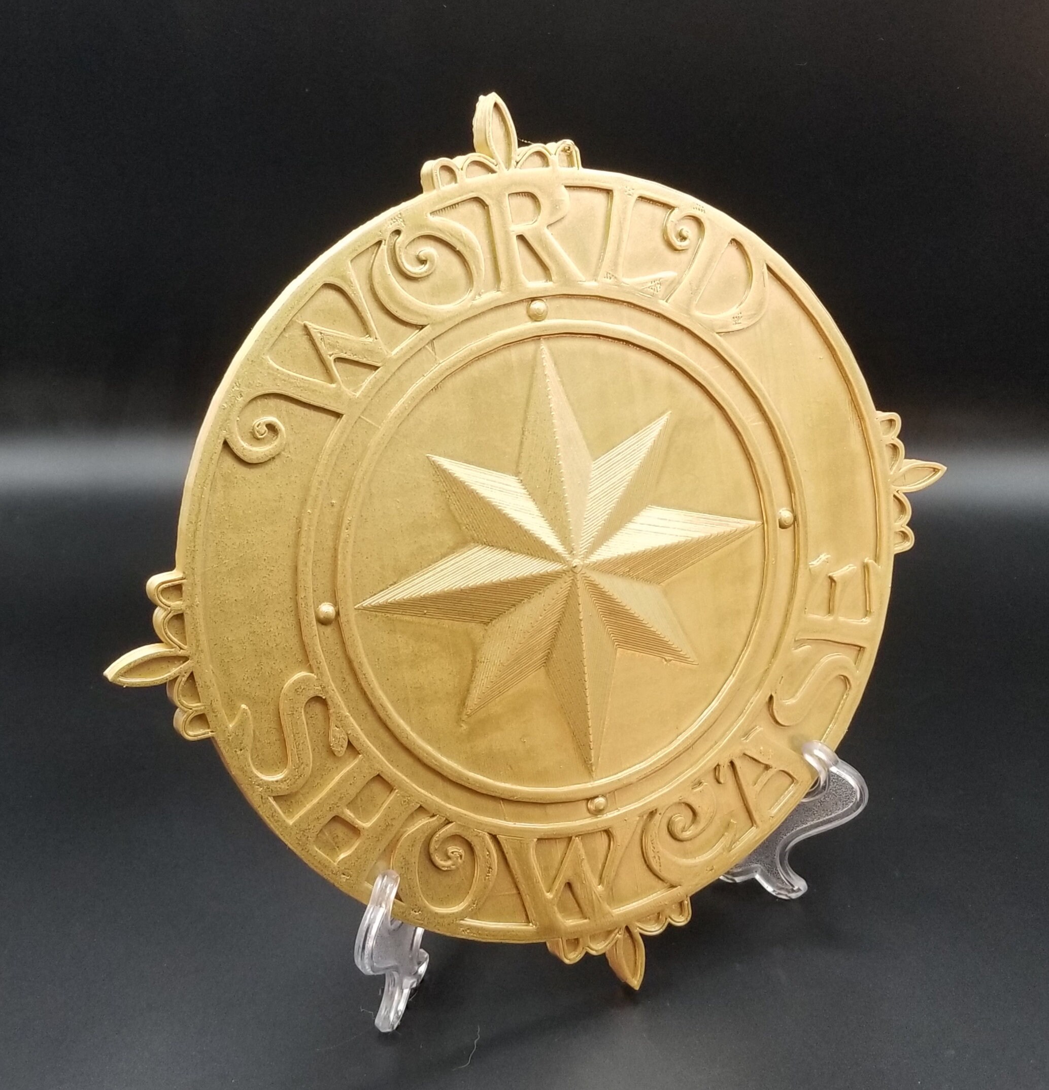 World Showcase Medallion Inspired Sign / Plaque Prop Replica - Etsy
