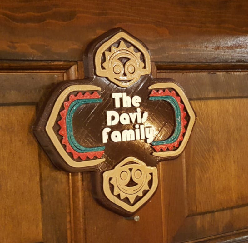 Personalized Polynesian Themed Family Last Name Sign / Plaque ( Disney ...
