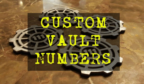 Vault Door Themed Coaster Set CUSTOM VAULT NUMBERS Set of | Etsy
