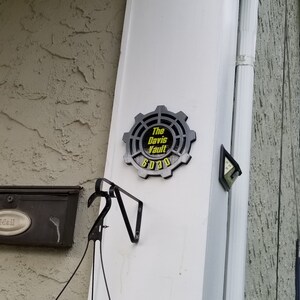 Personalized Fallout Vault Door Inspired Address Plaque / Sign - Custom ...