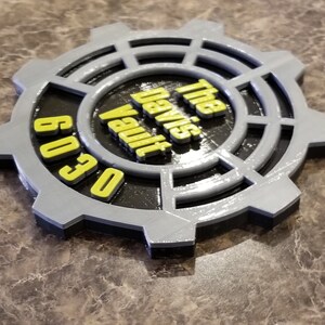 Personalized Fallout Vault Door Inspired Address Plaque / Sign - Custom ...