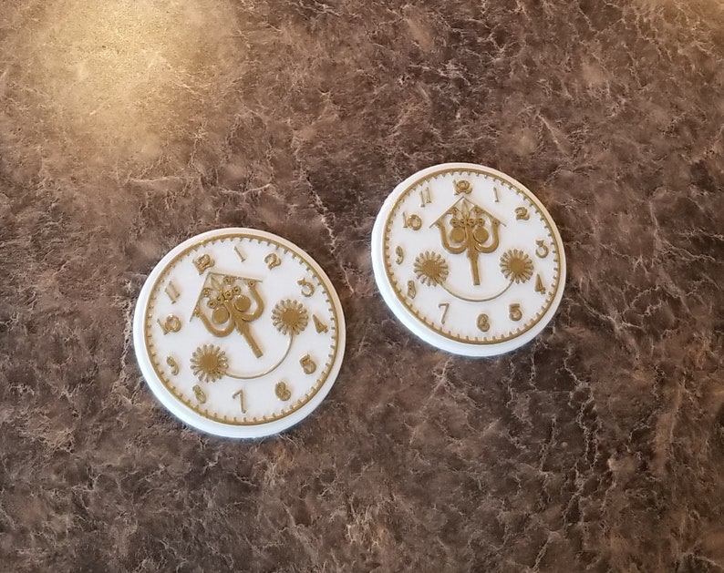 It's a Small World Clock Face Inspired Drink Coaster Set of 4 (disney ...