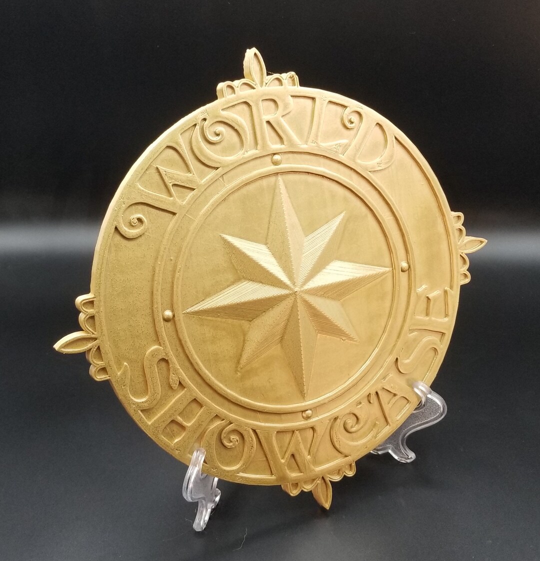 Full Scale World Showcase Medallion Inspired Sign / Plaque Prop Replica ...