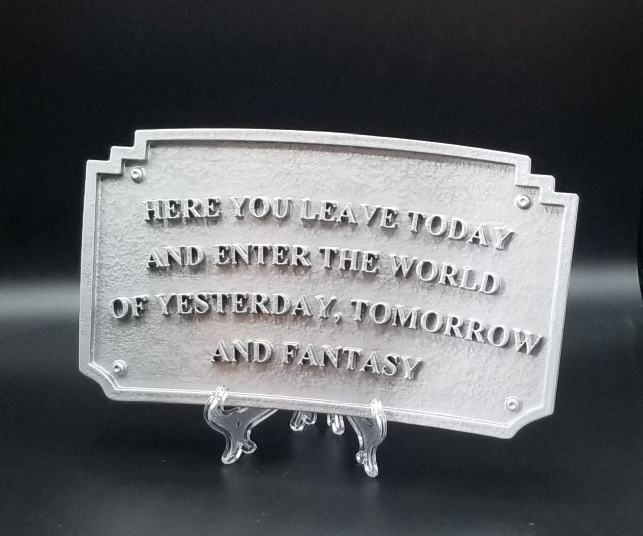 Main Street Entranceway Welcome Plaque DL Inspired Sign - Antique ...