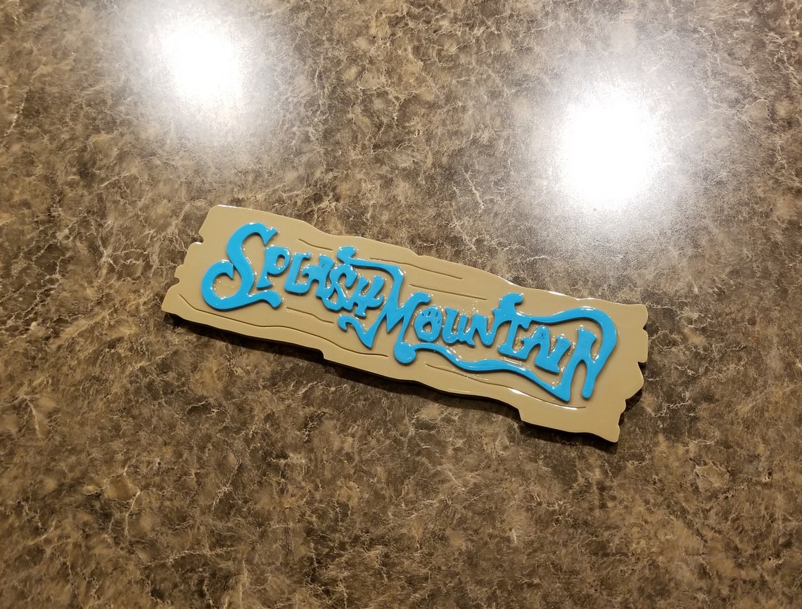 DW Splash Mountain Prop Replica Inspired Sign disney World | Etsy