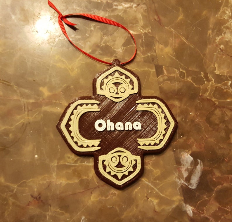 Polynesian Themed Christmas Ornament Ohana | Etsy