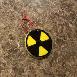 Nuclear Radioactive Symbol Inspired Christmas Ornament - Science ...