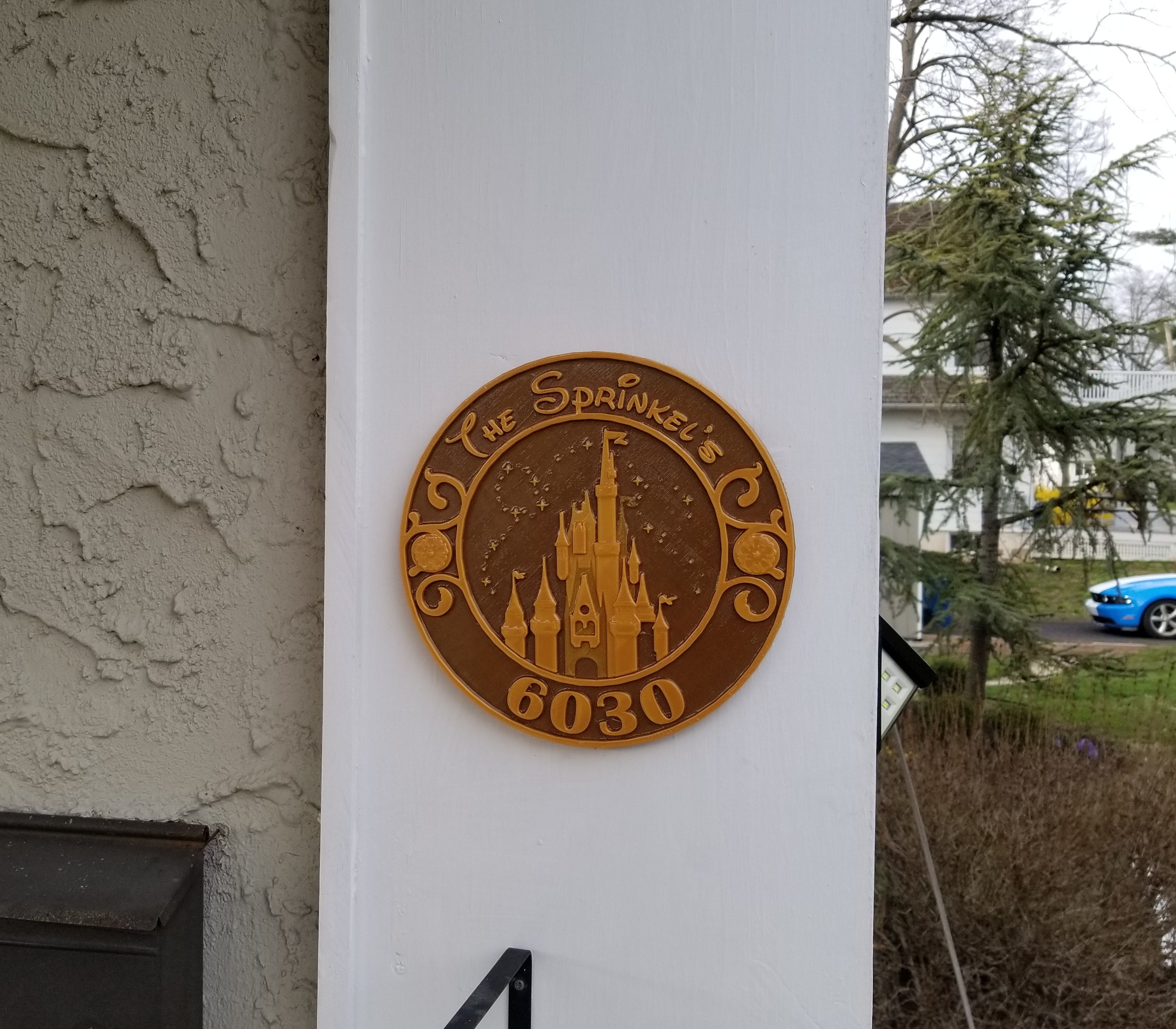 Personalized DW Magic Kingdom Inspired Address Plaque / Sign - Dual ...
