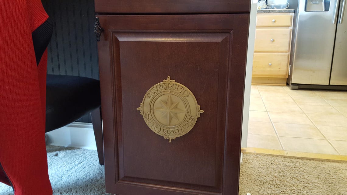 World Showcase Medallion Inspired Sign / Plaque Prop Replica | Etsy