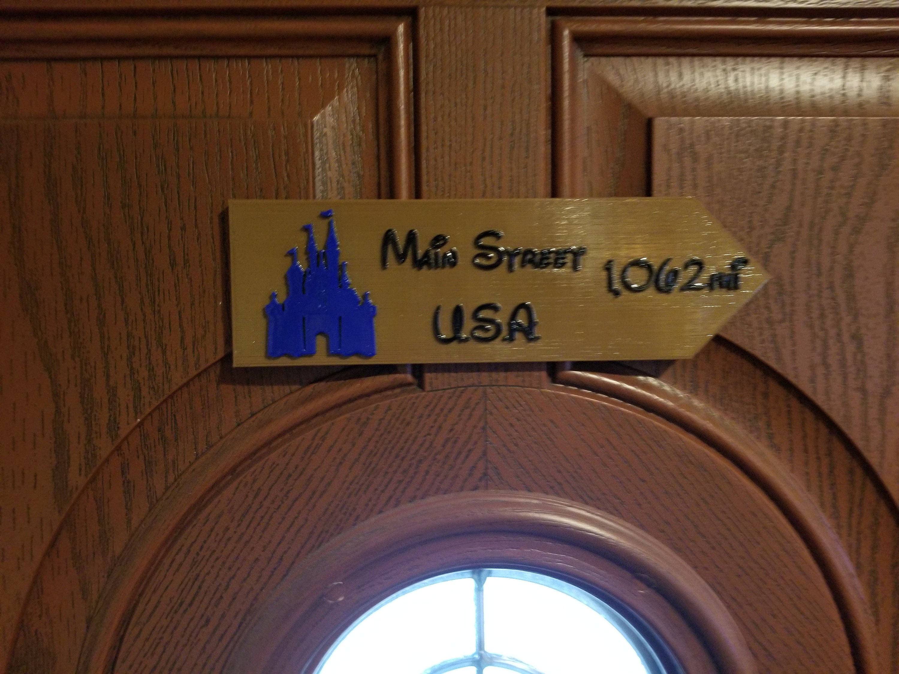 Personalized / Custom Home Distance Magic Kingdom Sign / | Etsy Australia