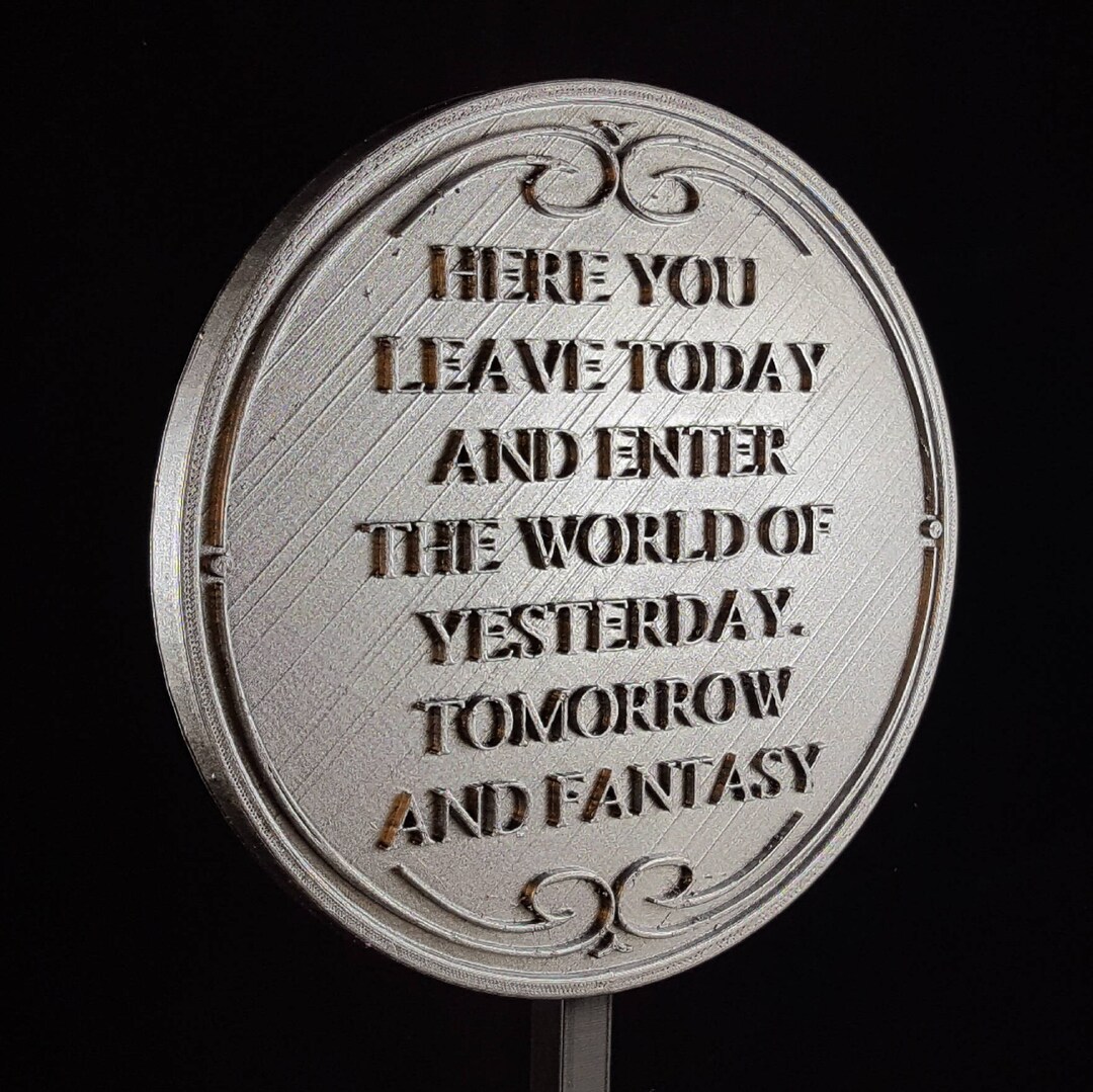 Main Street Entranceway Welcome Plaque DW Inspired Sign - Steel Shade ...