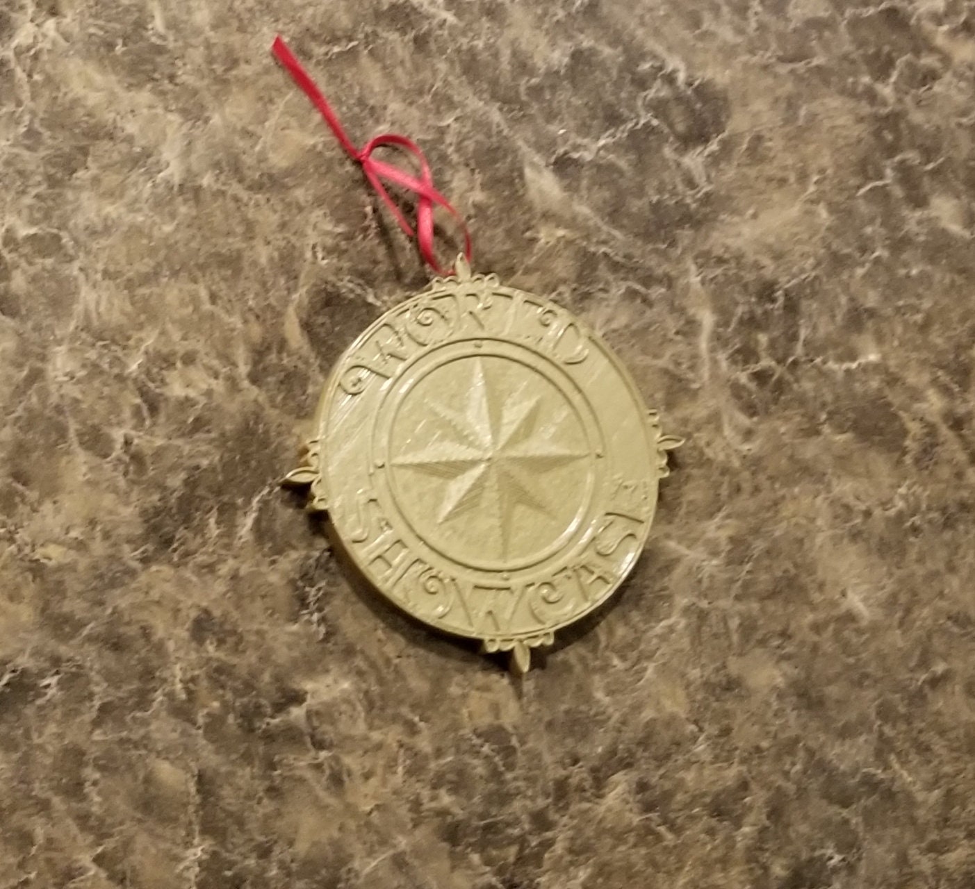 World Showcase Welcome Plaque DW Inspired Sign Christmas Ornament ...