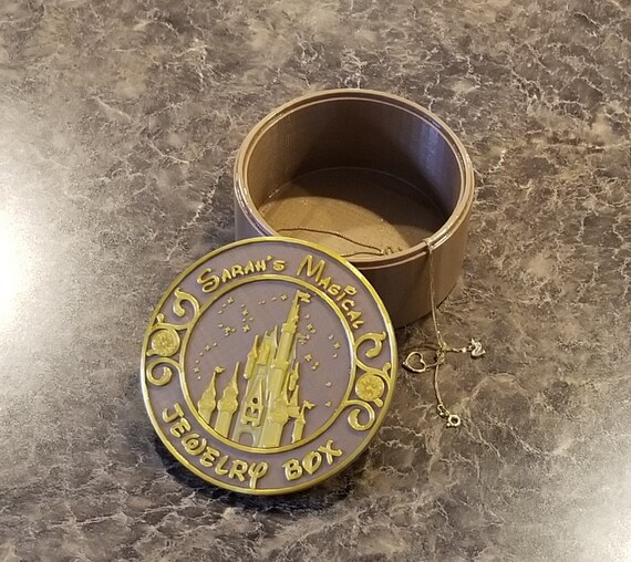 Personalized Disney Castle Fairy Tale Themed Jewelry Box / | Etsy