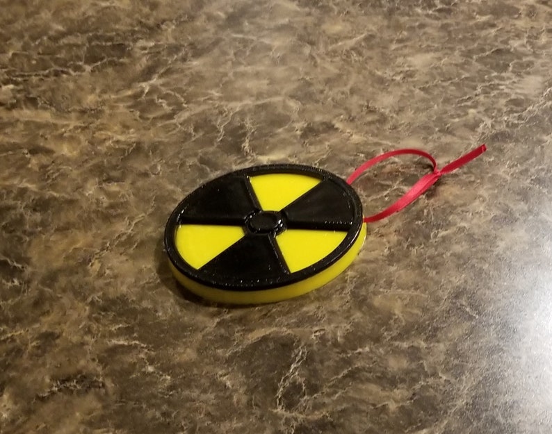 Nuclear Radioactive Symbol Inspired Christmas Ornament - Science ...