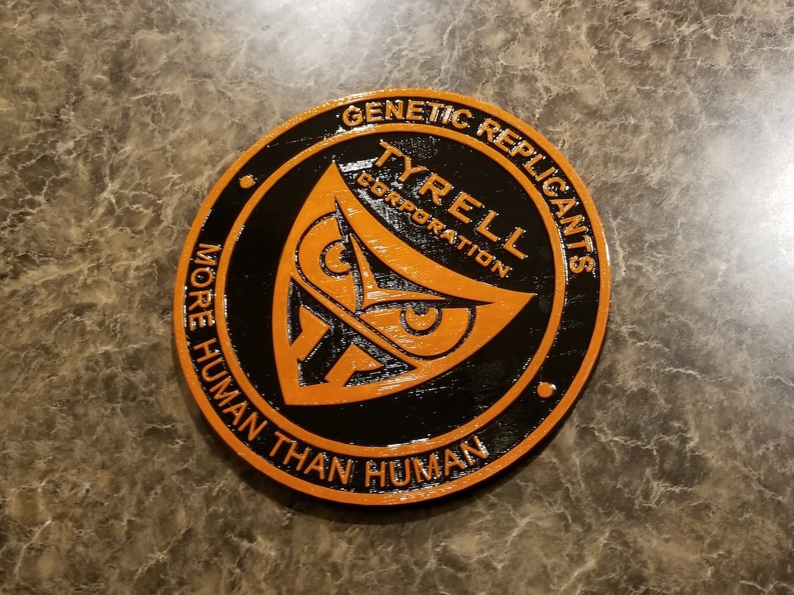 Blade Runner Tyrell Corporation Logo Inspired Plaque Prop | Etsy