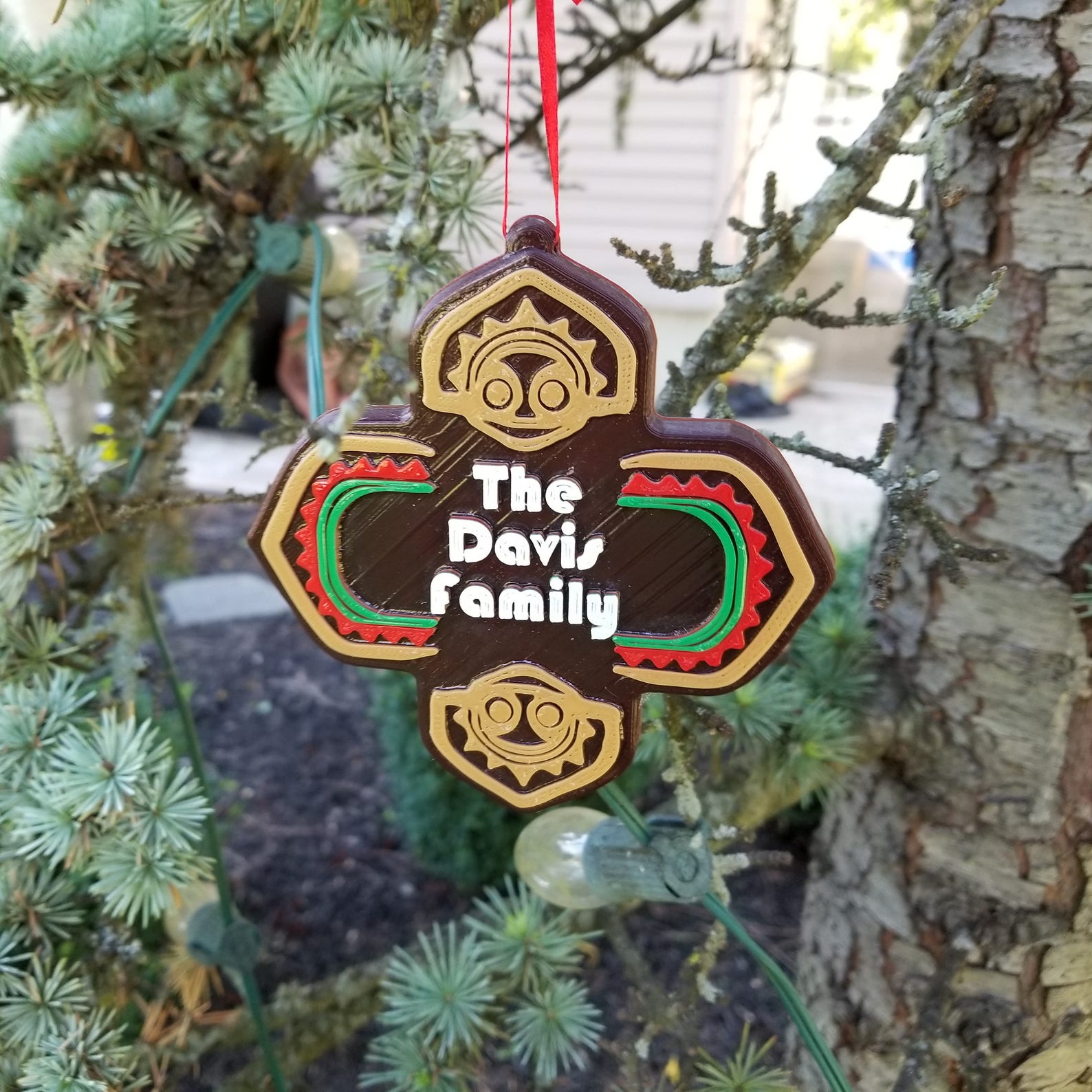 Personalized Polynesian Themed Family Last Name Christmas - Etsy