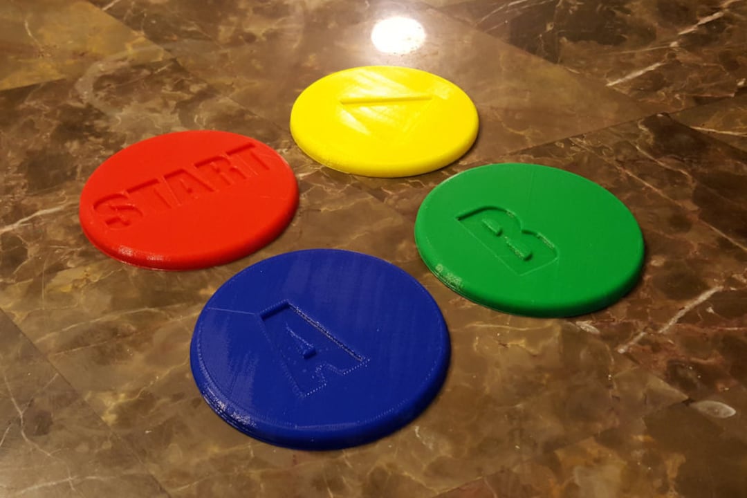 Vintage / Retro Video Game Console Button Coaster Set - Set of 4! - Etsy