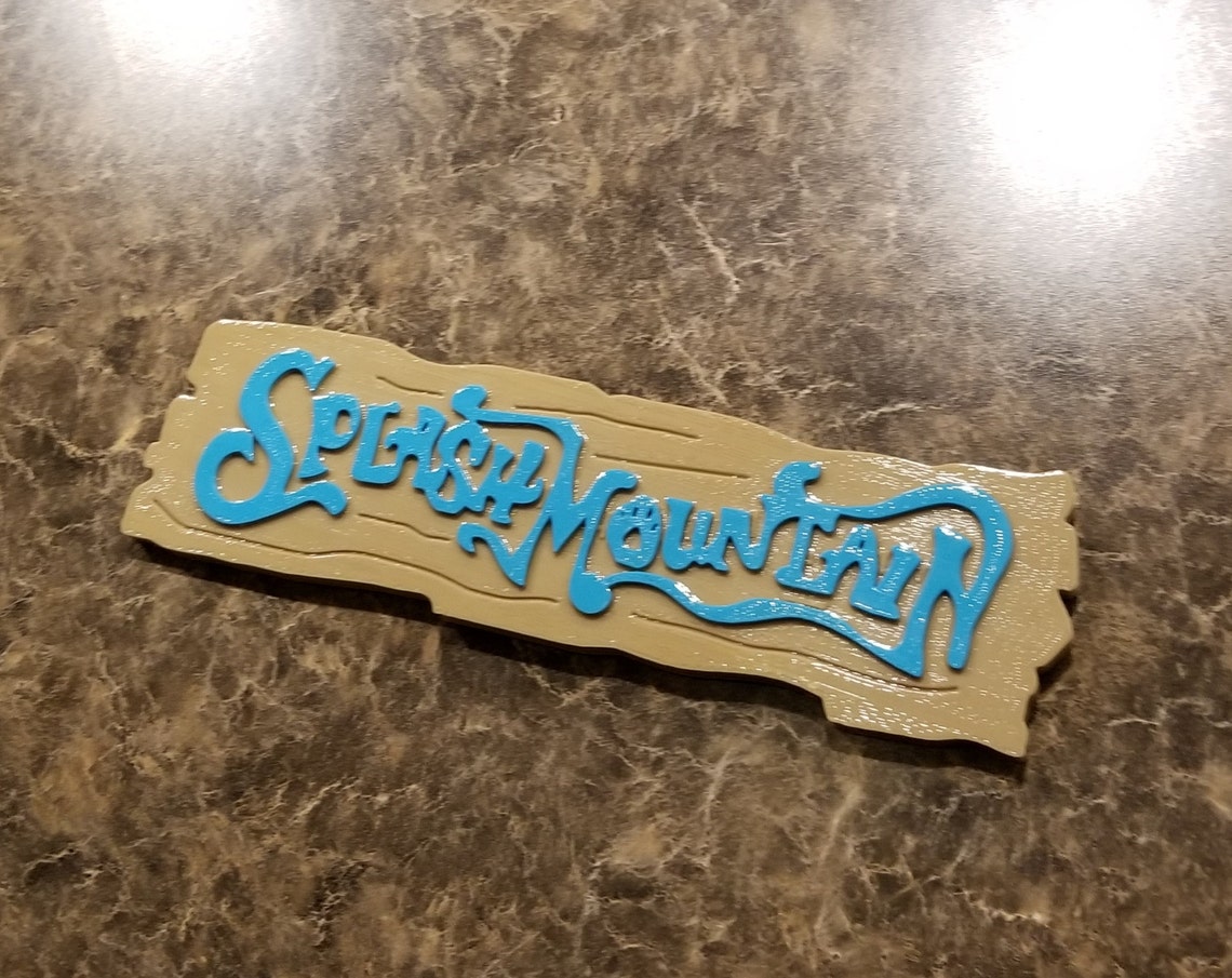 DW Splash Mountain Prop Replica Inspired Sign disney World | Etsy
