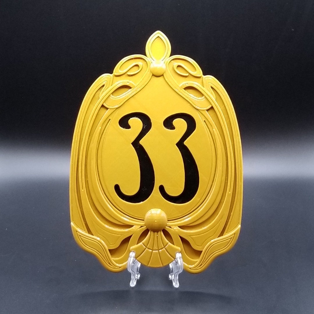 New Club 33 Inspired Sign / Plaque (disney Prop Inspired Replica) - Etsy
