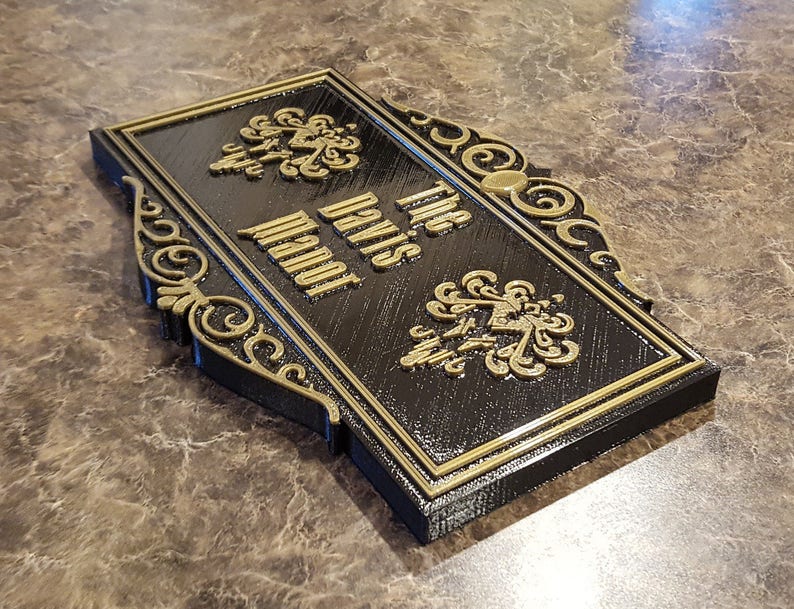 Personalized Haunted Mansion Themed Family Last Name Sign / Plaque - Etsy