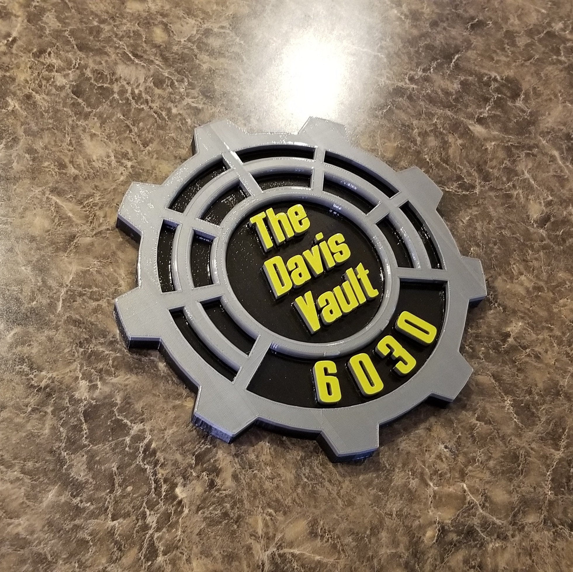 Personalized Fallout Vault Door Inspired Address Plaque / Sign - Etsy