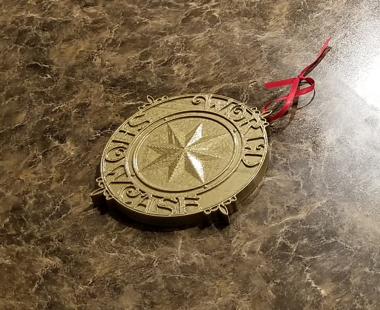 World Showcase Welcome Plaque DW Inspired Sign Christmas Ornament ...