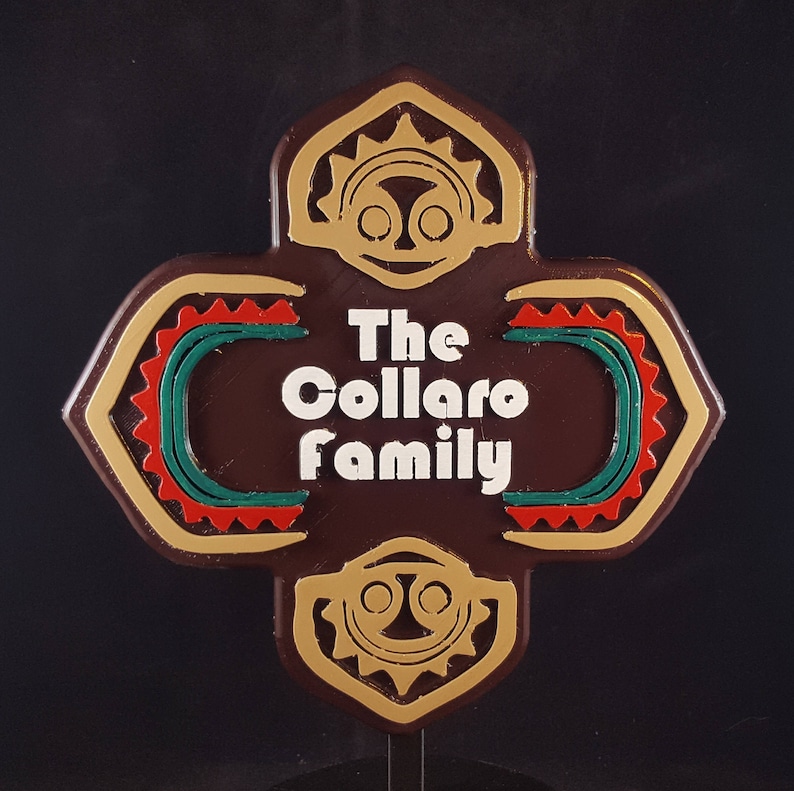 Personalized Polynesian Themed Family Last Name Sign / Plaque - Etsy