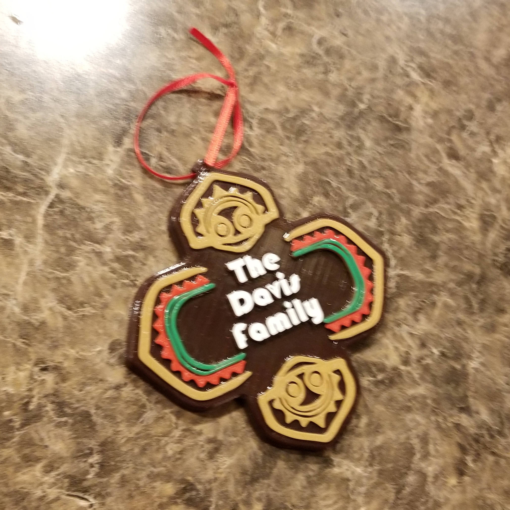 Personalized Polynesian Themed Family Last Name Christmas - Etsy