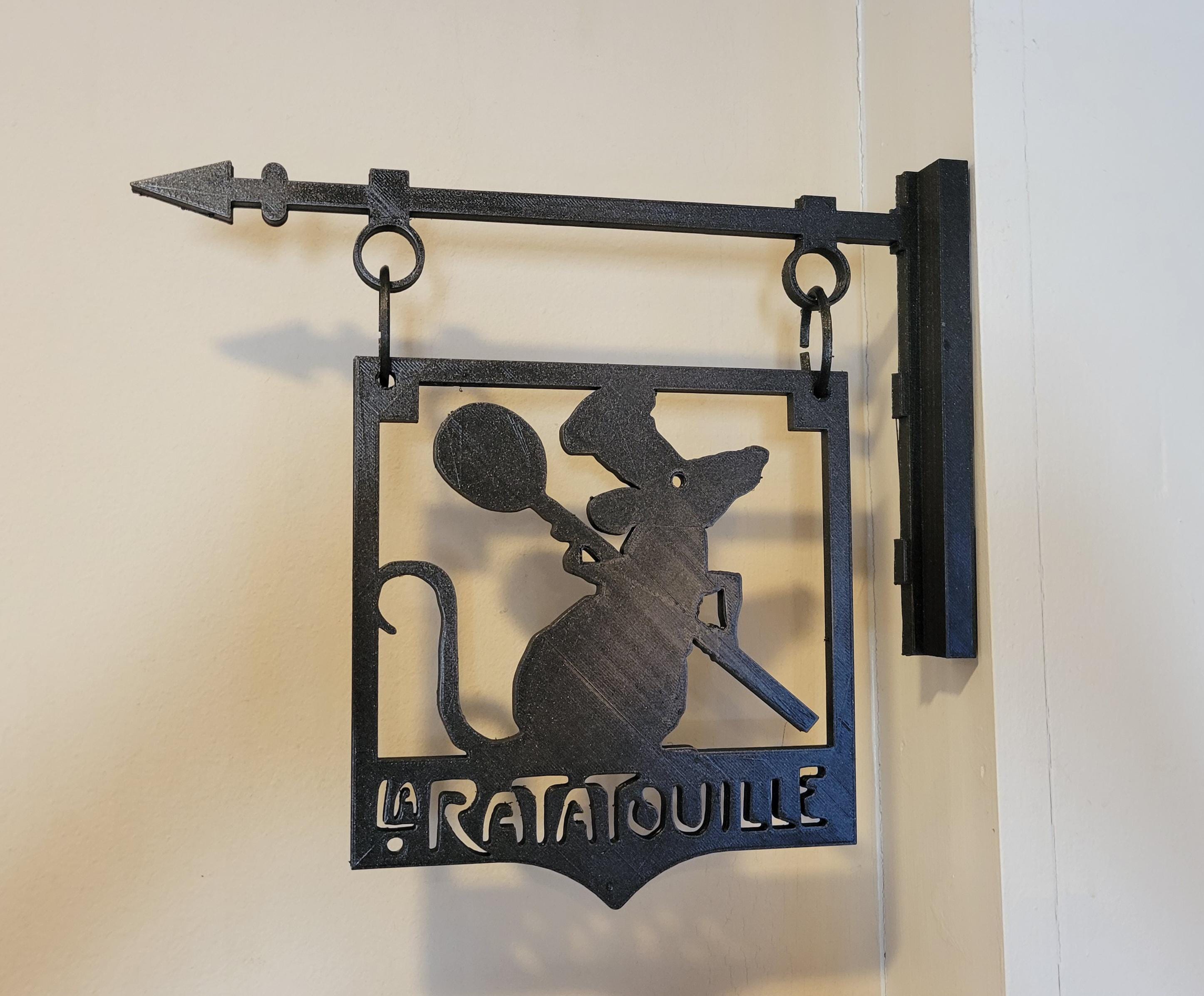 Ratatouille Kitchen Sign – Remy Wall Decor – French Bistro Sign ...