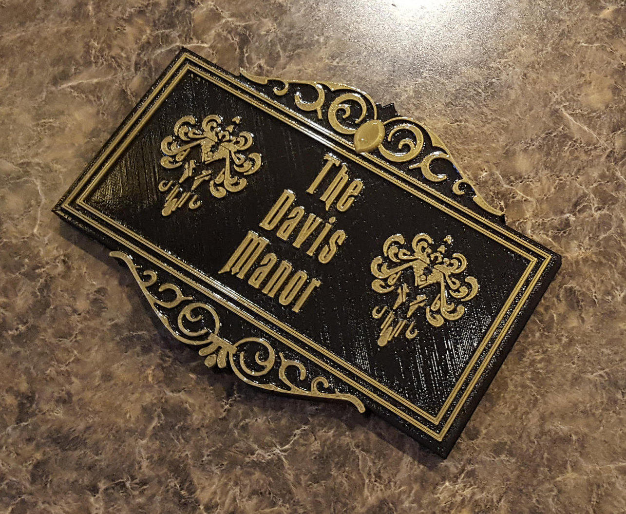 Personalized Haunted Mansion Themed Family Last Name Sign / Plaque - Etsy