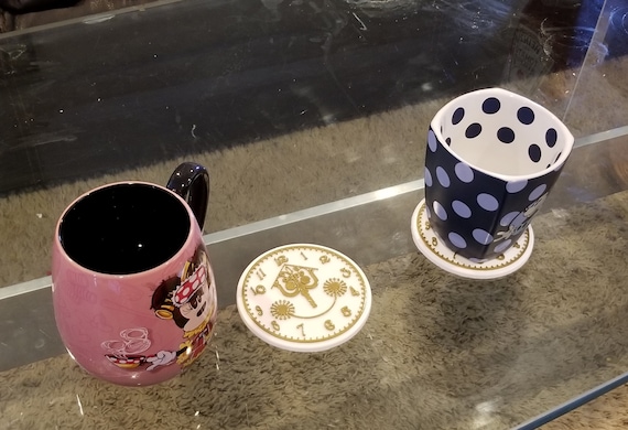 It's a Small World Clock Face Inspired Drink Coaster Set | Etsy