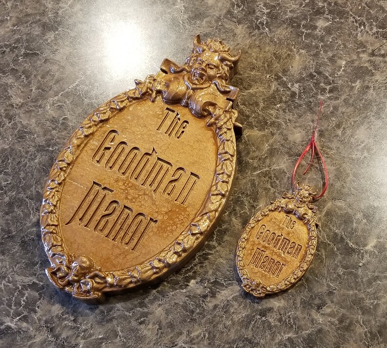 Personalized Haunted Mansion Inspired Prop Sign / Plaque Replica ...