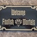 Haunted Mansion Inspired Prop Sign / Plaque Replica Welcome - Etsy