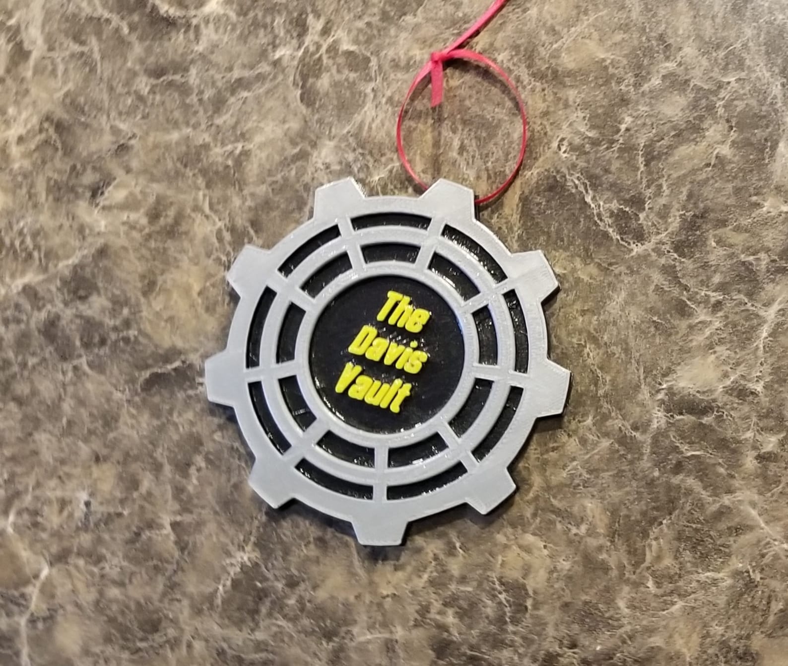 Personalized Fallout Vault Door Themed Christmas Ornament | Etsy
