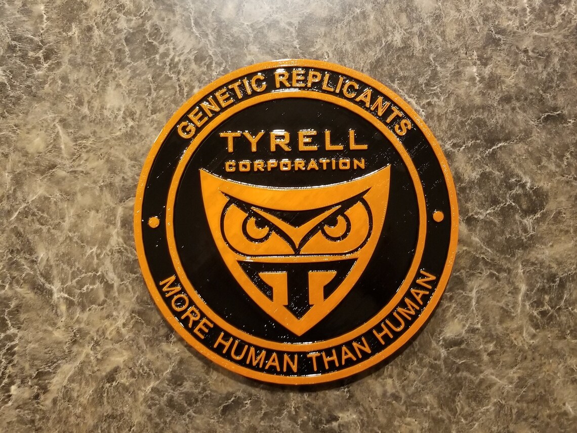 Blade Runner Tyrell Corporation Logo Inspired Plaque Prop | Etsy