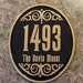 Personalized Haunted Mansion Inspired Address Sign / Plaque W/ Family ...