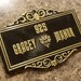 Personalized Haunted Mansion Inspired Address Sign Prop / Plaque ...