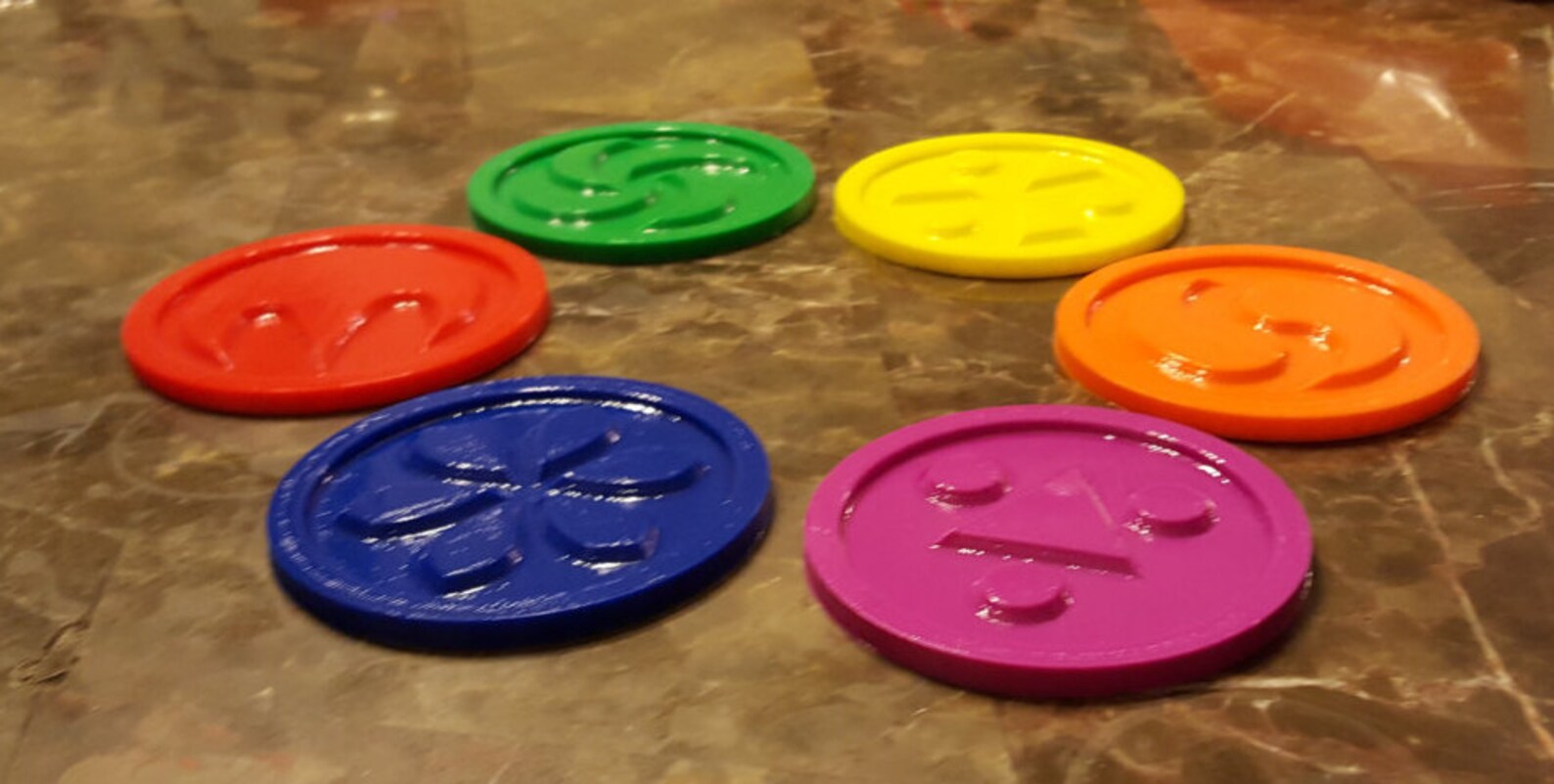 Ocarina of Time Themed Temple Medallion Coaster Set - 6 Total - Etsy