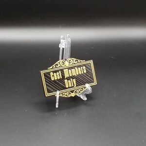 Disney Cast Members Only Sign / Plaque Inspired Magnet - Etsy