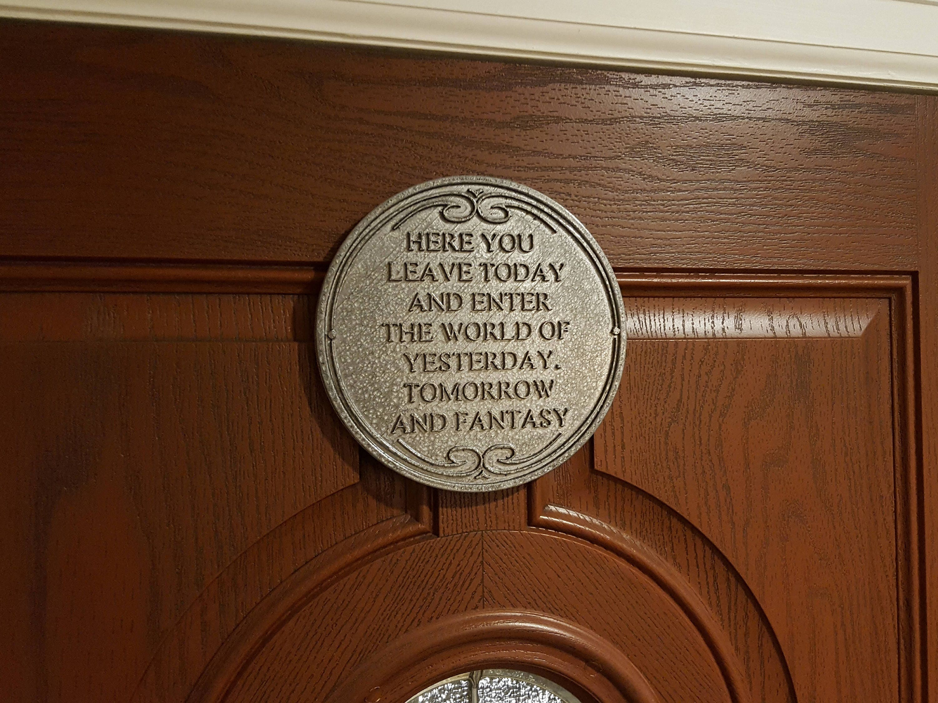 Main Street Entranceway Welcome Plaque DW Inspired Sign - Pewter Shade ...