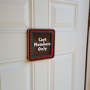 Disney Polynesian Resort Themed Cast Members Only Sign / Plaque - Etsy