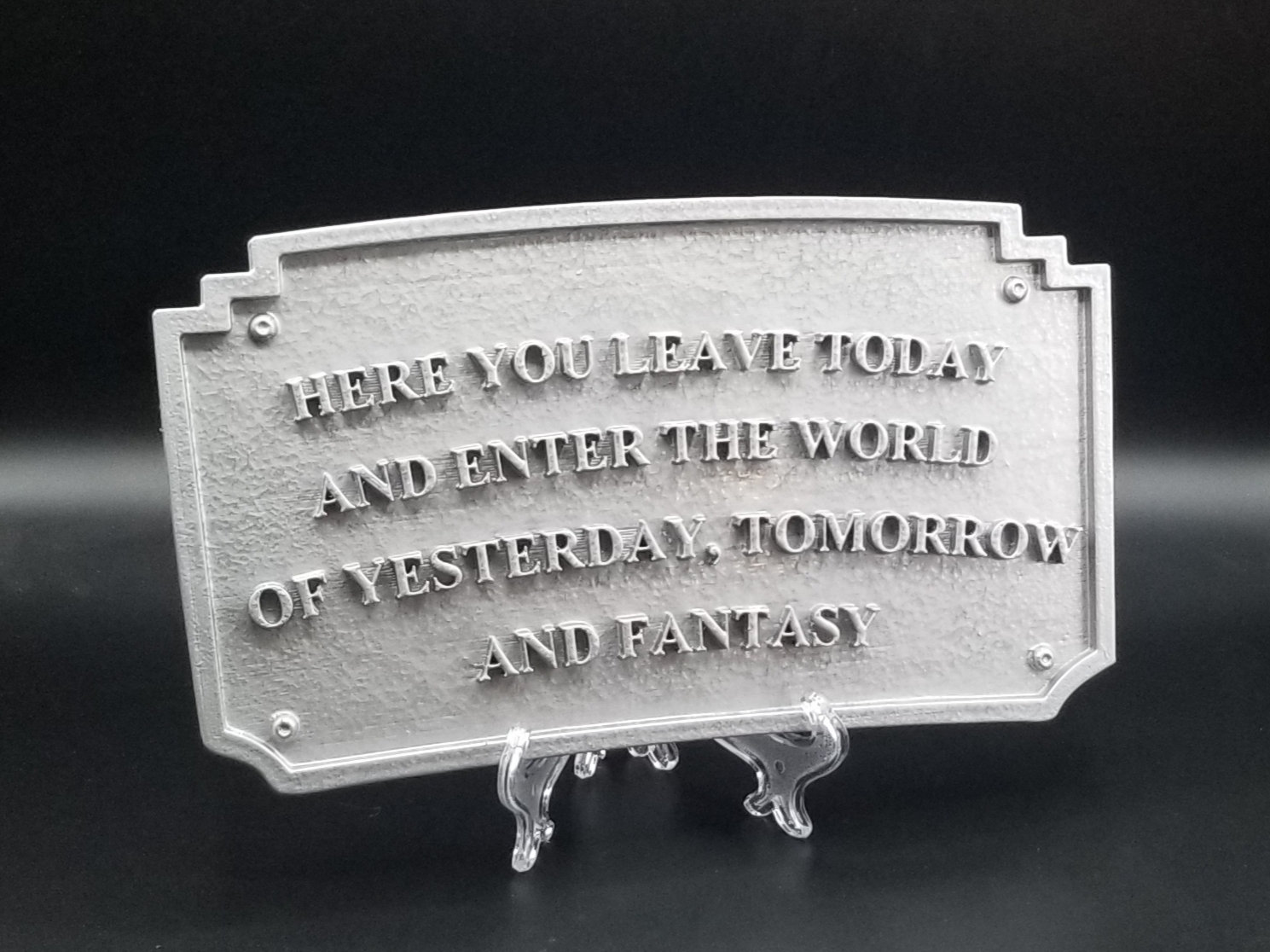 Main Street Entranceway Welcome Plaque DL Inspired Sign - Antique ...