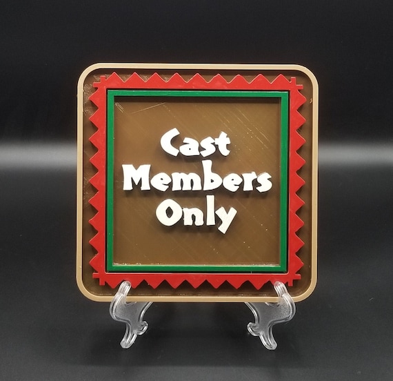 Disney Polynesian Resort Themed Cast Members Only Sign / | Etsy