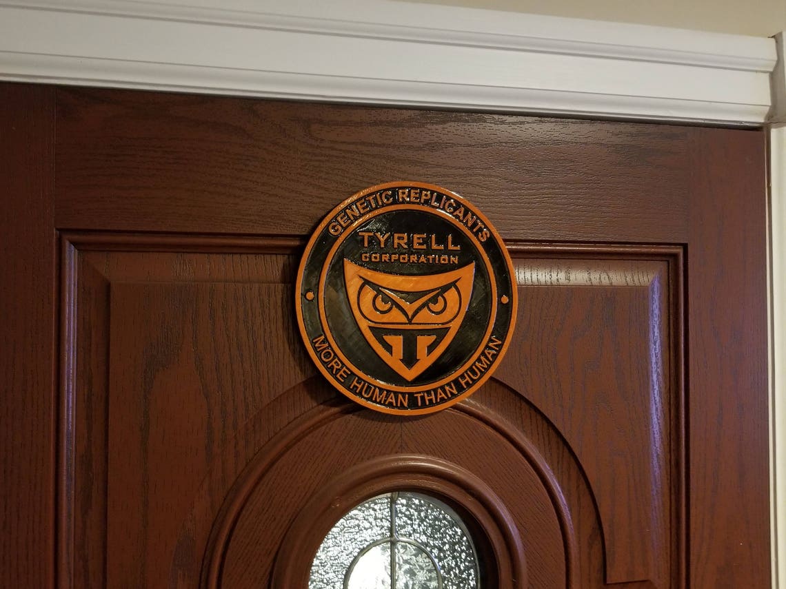 Blade Runner Tyrell Corporation Logo Inspired Plaque Prop | Etsy