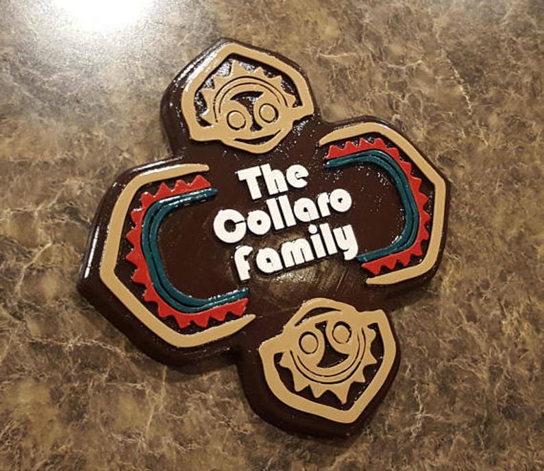 Personalized Polynesian Themed Family Last Name Sign / Plaque - Etsy