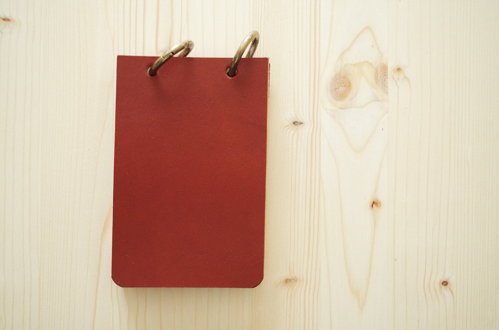 Refillable Reporter Notebook in Brown Wickett & Craig - Etsy