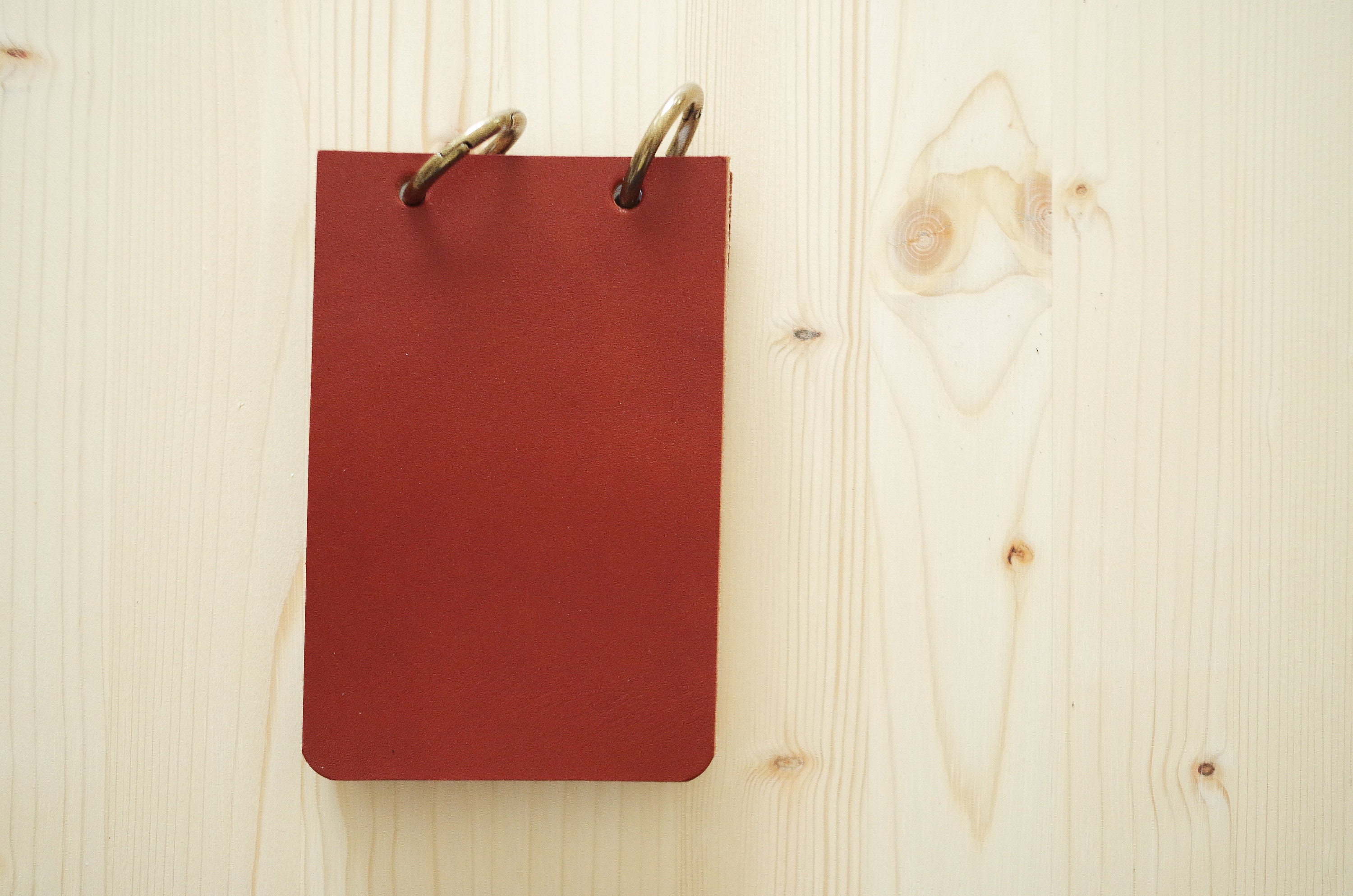 Refillable Reporter Notebook in Brown Wickett & Craig - Etsy