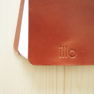 Refillable Reporter Notebook in Brown Wickett & Craig Leather Solid ...